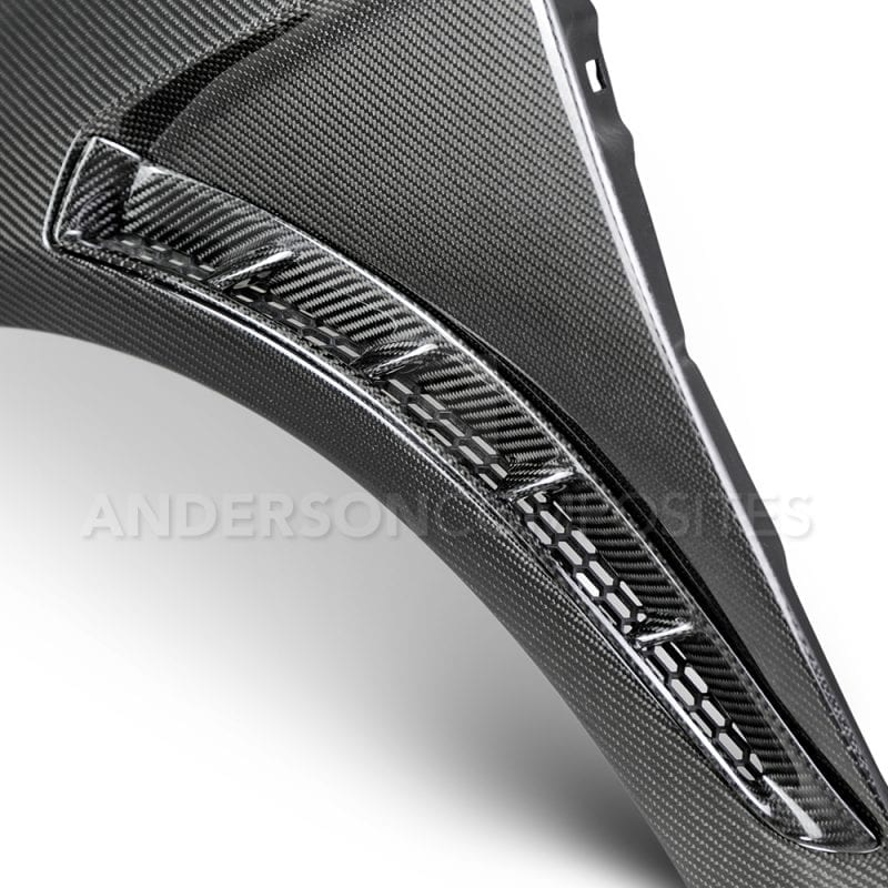 Anderson Composites 2016-2018 Ford Focus RS Carbon Fiber Fenders (PAIR ...