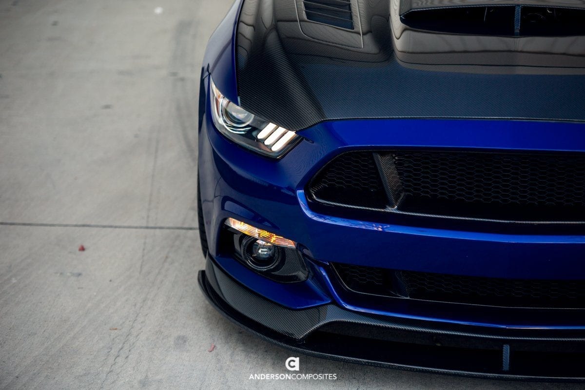 Anderson Composites 2015-2017 Ford Mustang Carbon Fiber Fog Light ...