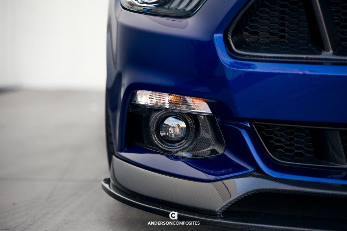 Anderson Composites 2015-2017 Ford Mustang Carbon Fiber Fog Light ...