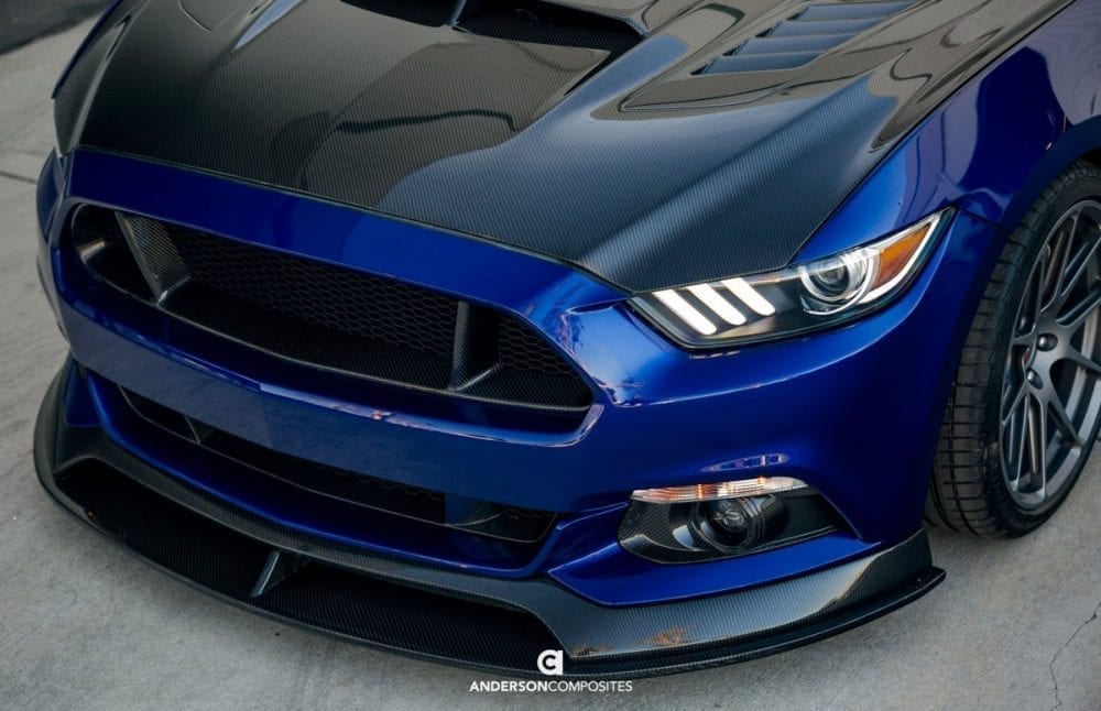 Anderson Composites 2015-2017 Ford Mustang Carbon Fiber Fog Light ...