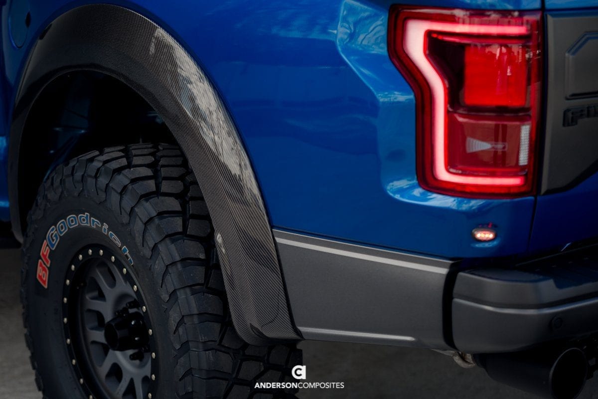 Anderson Composites 2017-2020 Ford Raptor Carbon Fiber Type-OE Rear ...