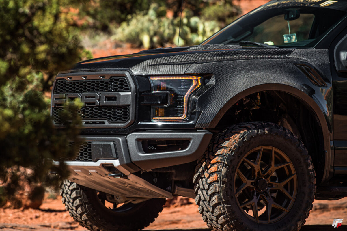 Anderson Composites 2017-2020 Ford Raptor Carbon Fiber Front Fenders ...