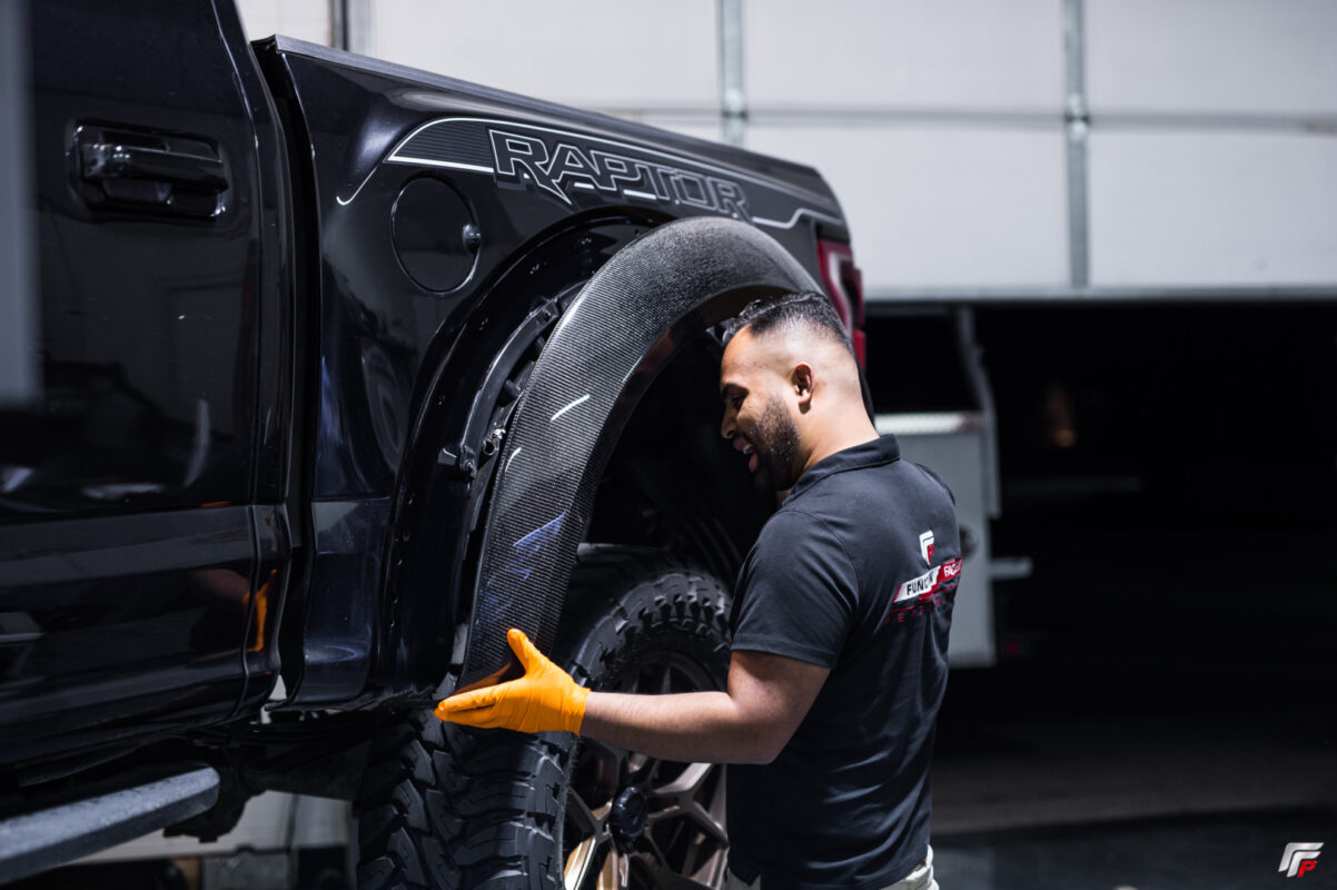 Anderson Composites 2017-2020 Ford Raptor Carbon Fiber Rear Fender ...