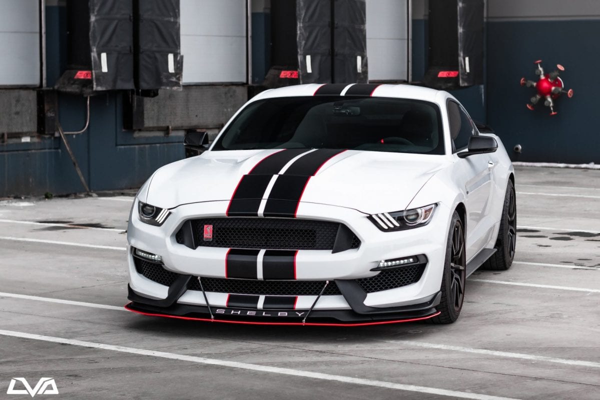 LiquiVinyl 2015-2020 Ford Mustang GT350 Front Splitter (OEM Bumper ...