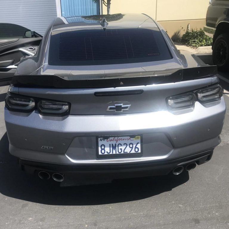 ZL1 Addons 2019-2024 Chevrolet Camaro SS Wickerbill (Rear View Camera ...