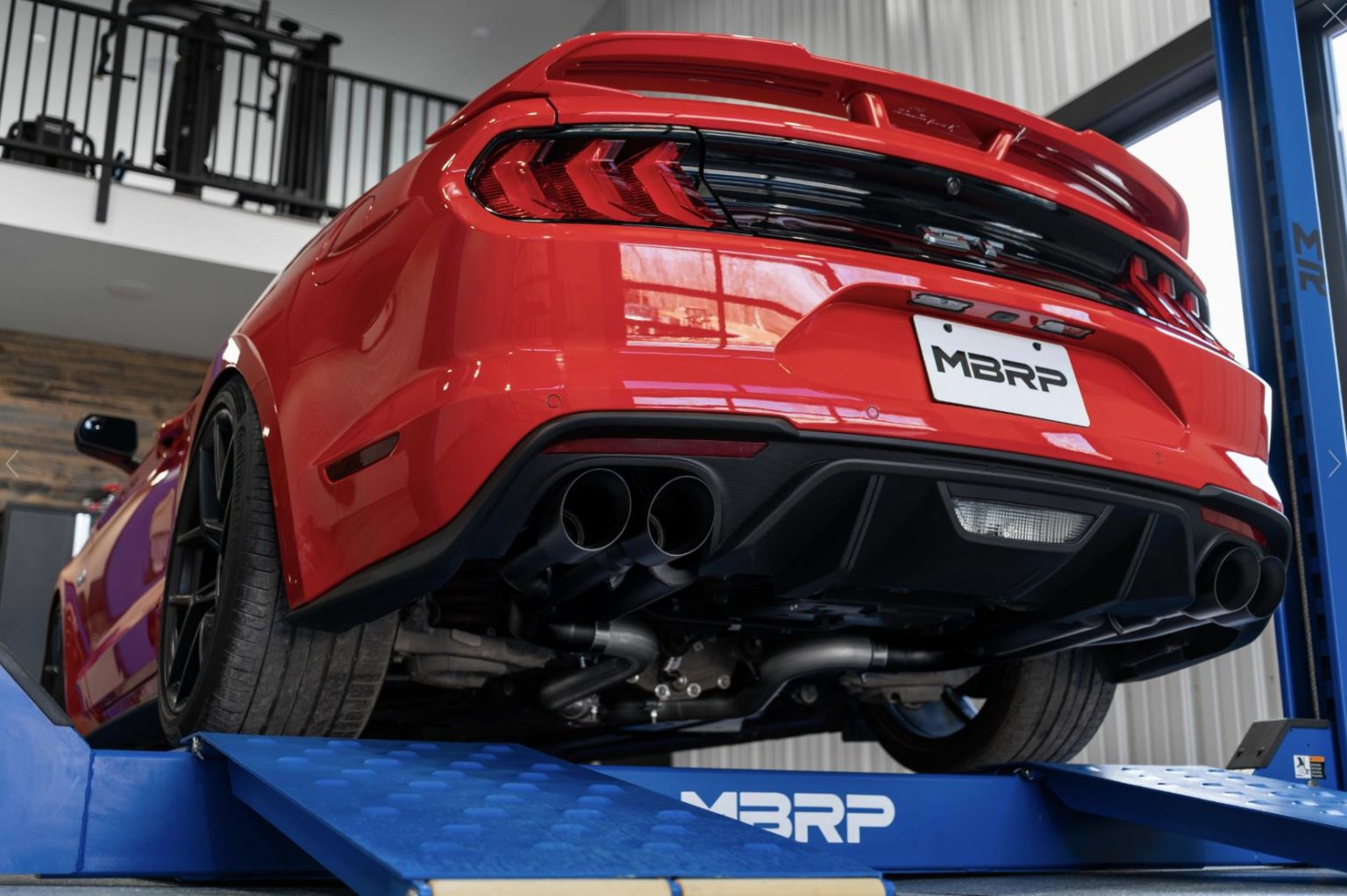 MBRP 2018-2023 Ford Mustang GT 3″ Cat Back Aluminized Dual Quad Exhaust ...
