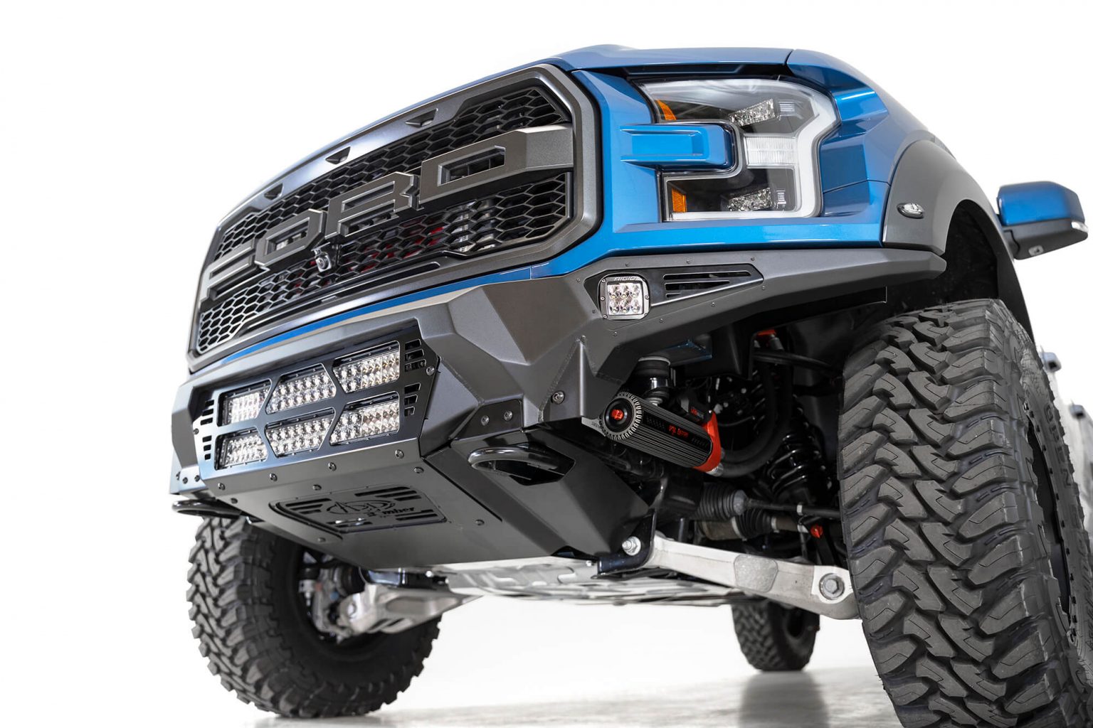 ADD 2017-2020 Ford Raptor Bomber Front Bumper - 20 Inch Lights ...