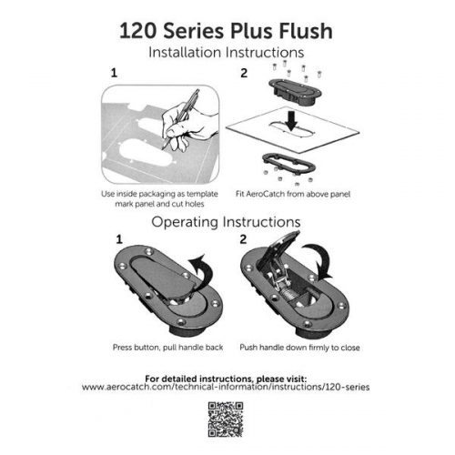 AeroCatch Plus Flush Hood Latch and Pin Kit | FFP