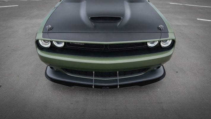 Liquivinyl 2015-2022 Dodge Challenger Front Splitter - Function Factory ...