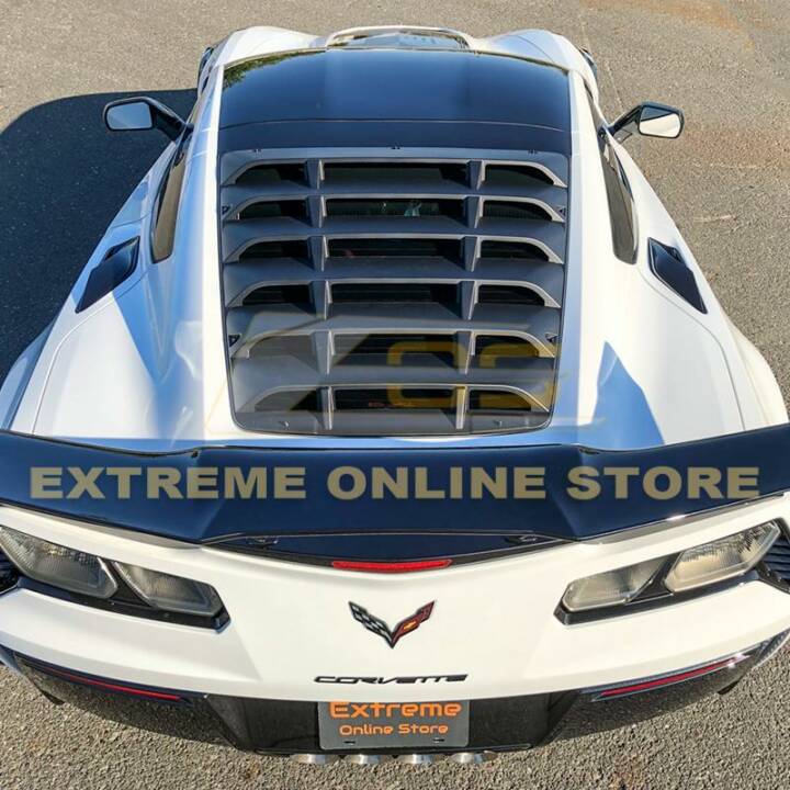 Extreme Online Store 2014-2019 Chevrolet Corvette C7 Rear Window Louver ...