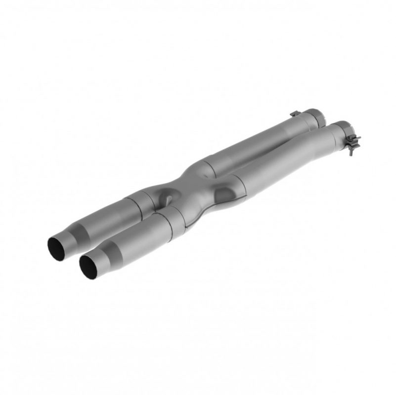 MBRP 2015-2020 Ford Mustang GT350 3″ Resonator Delete X-Pipe - Function Factory Performance