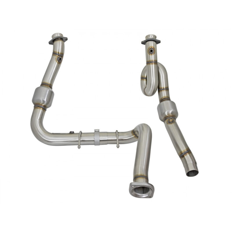 CVF 2017-2020 Ford F-150 Raptor EcoBoost Stainless Steel Catted Downpipes with Built-In Turbo ...