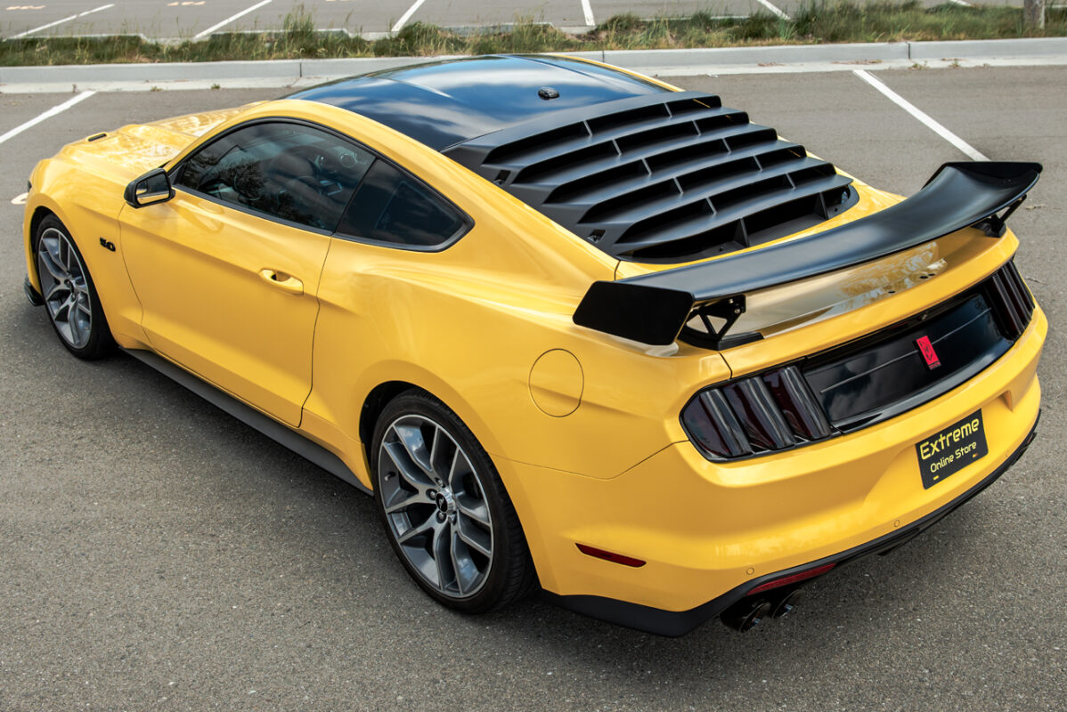 FFP 2015-2023 Ford Mustang Rear Window Louver | FFP-LOUVER-381-ABS ...