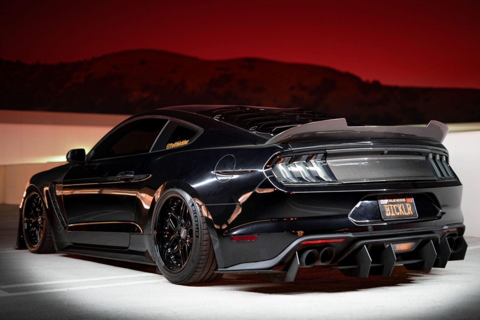 Street Aero 2018-2022 Ford Mustang GT Rear Diffuser - Function Factory ...