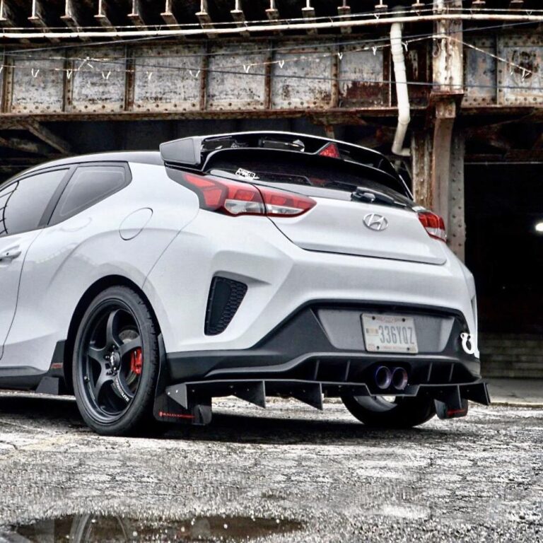 Street Aero 2019-2020 Hyundai Veloster Rear Diffuser - Function Factory ...
