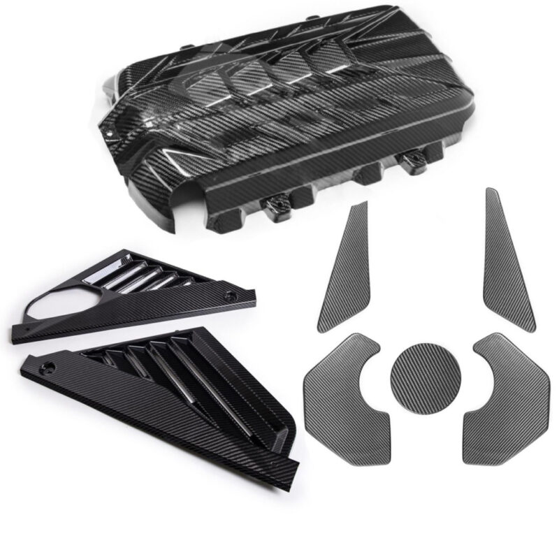 EOS 2020-2024 Chevrolet Corvette C8 Carbon Fiber Engine Bay Appearance ...