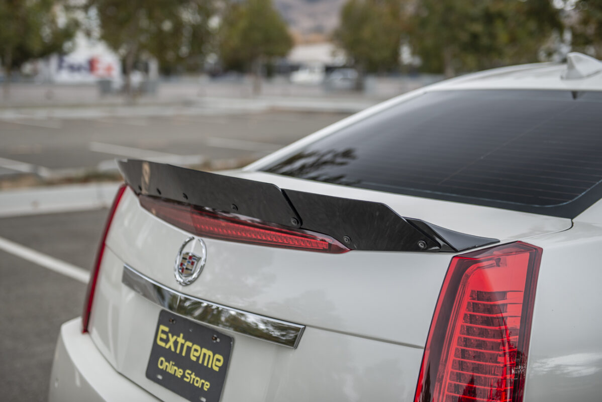 EOS 2009-2015 Cadillac CTS-V Sedan Glossy Black Rear Trunk Wing ...