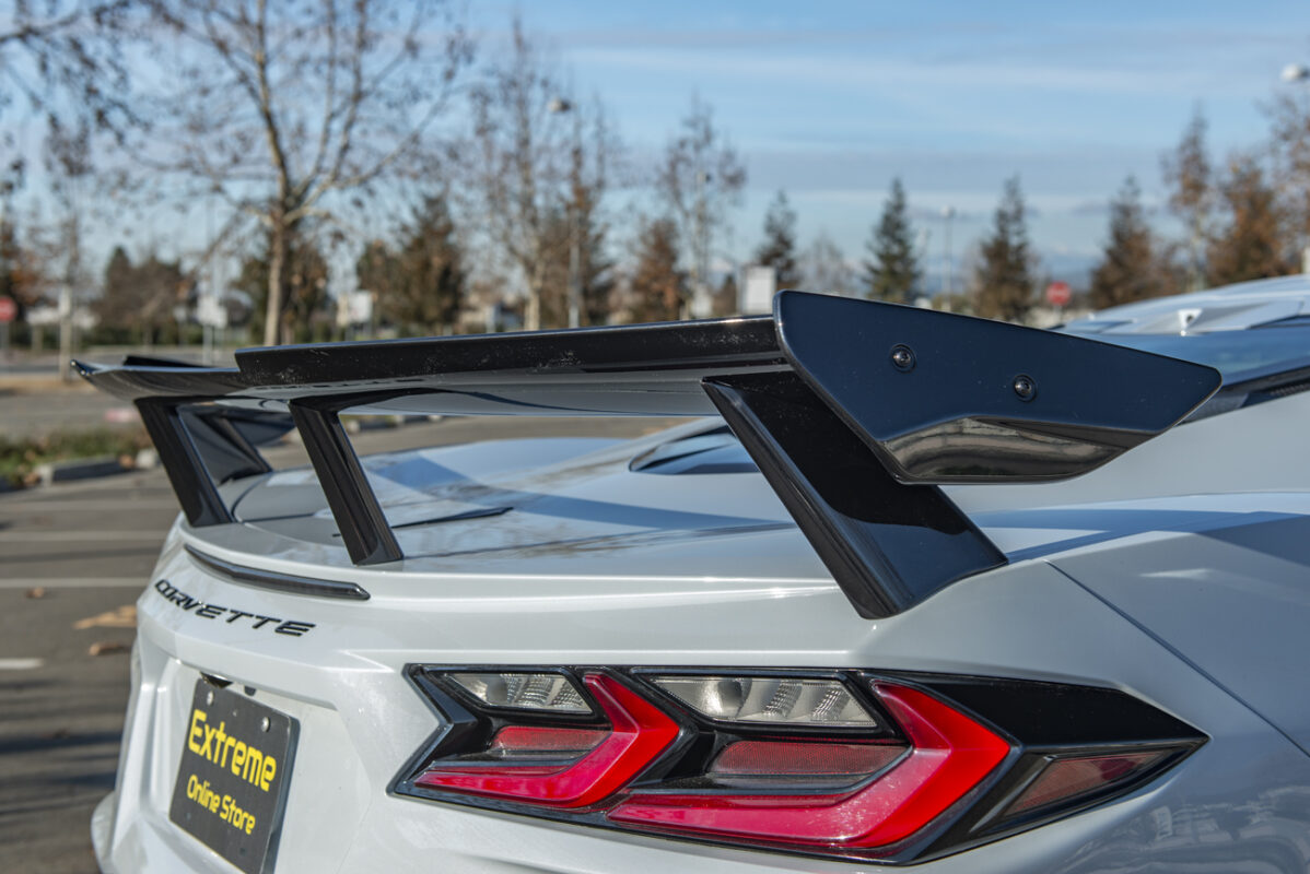EOS 2020-2024 Chevrolet Corvette C8 Extended Rear Trunk Spoiler High ...