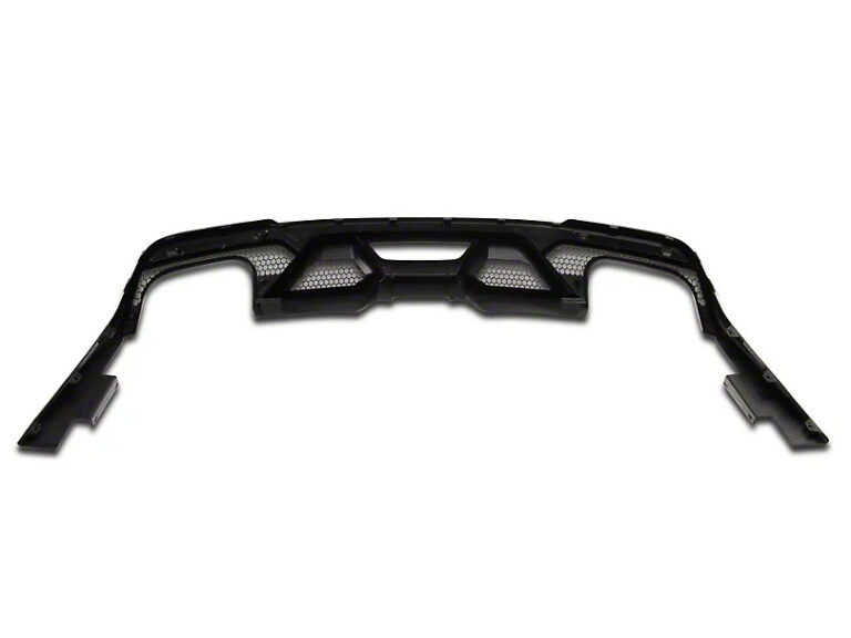 FFP 2018-2023 Ford Mustang GT500 Style Matte Black Rear Diffuser ...