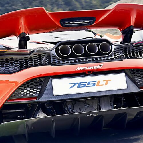 Genuine McLaren 2021-2022 McLaren 765LT Gloss Carbon Fiber Rear ...