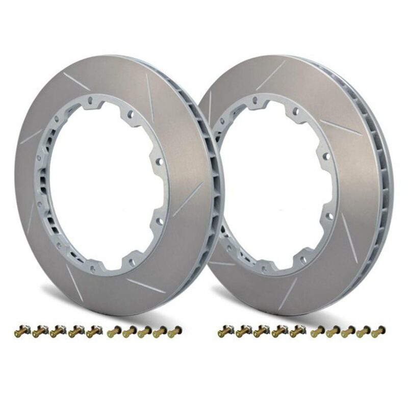 GiroDisc 2016-2020 Ford Mustang Shelby GT350/GT350R Slotted Rear Rings ...