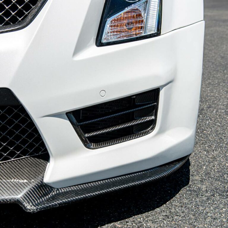 EOS 2016-2019 Cadillac ATS-V Carbon Fiber Front Grille Accent Bezel ...