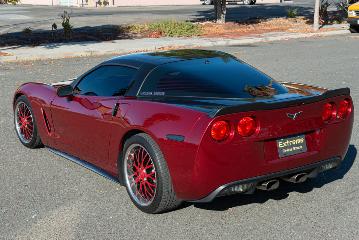 EOS 2005-2013 Chevrolet Corvette C6 Base Model Extended Front Splitter ...