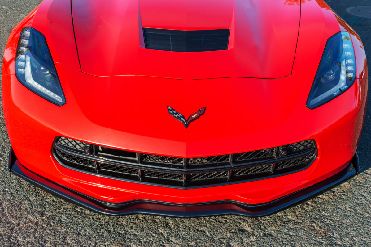 EOS 2015-2019 Chevrolet Corvette C7 GS/Z06 Stage 2 Front Splitter Lip w ...