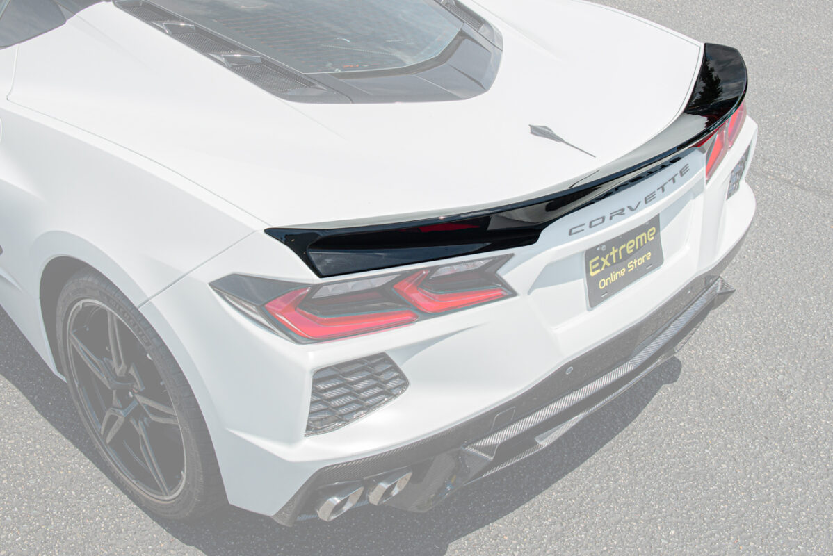 EOS 2020-2024 Chevrolet Corvette C8 Carbon Flash Rear Ducktail Wing ...