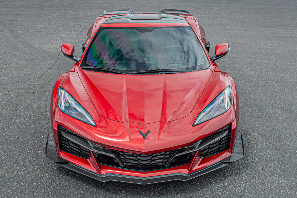 EOS 2023-2024 Chevrolet Corvette C8 Z06 Z07 Carbon Fiber Front Splitter ...