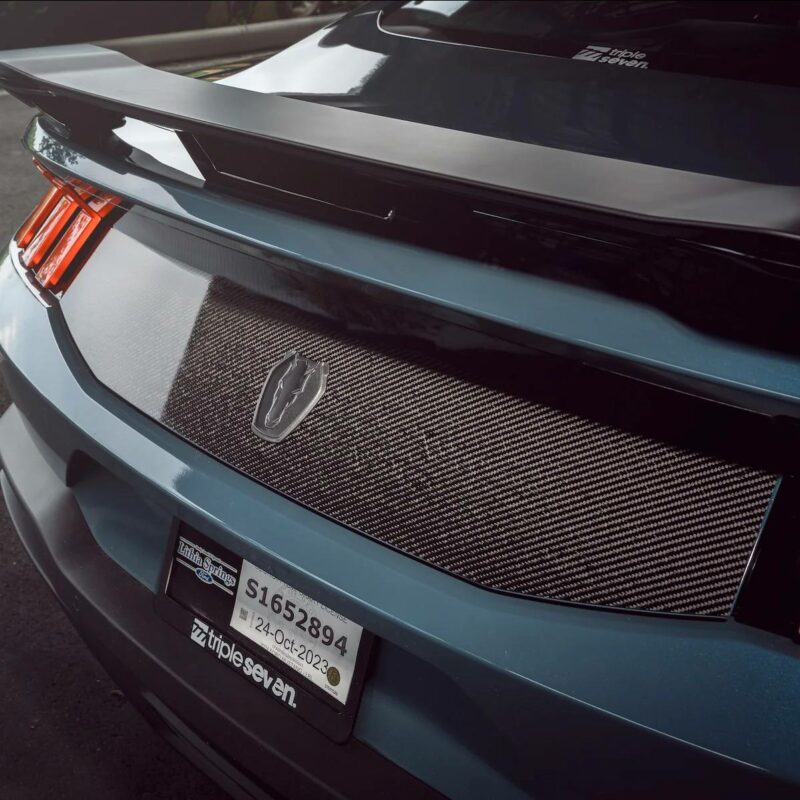 777 Performance 2024 Ford Mustang S650 Gloss Carbon Fiber Decklid Panel ...