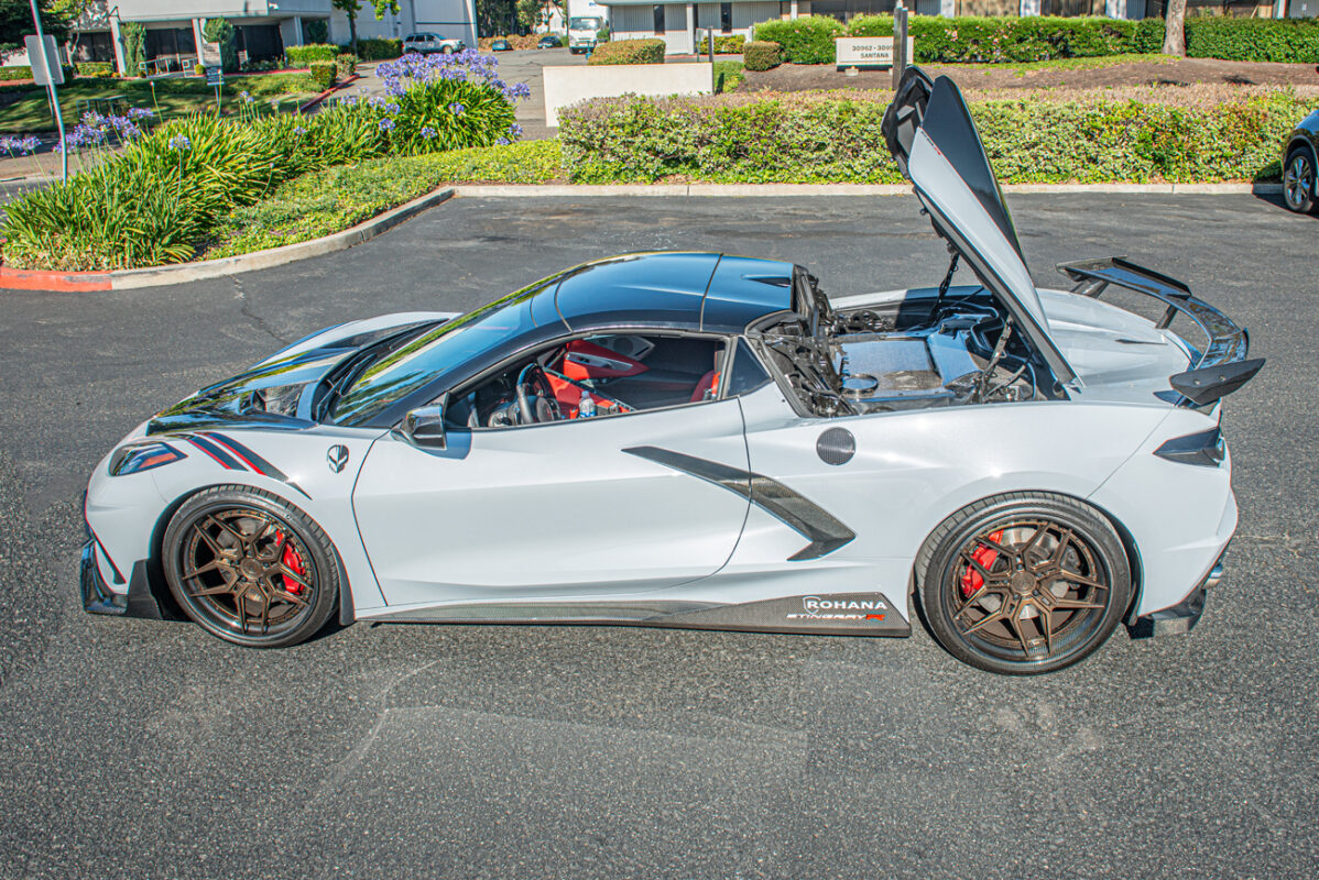 EOS 2020-2024 Chevrolet Corvette C8 HTC Carbon Fiber Engine Bay Panel ...