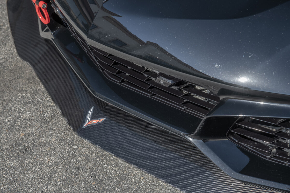 EOS 2019 Chevrolet Corvette C7 ZR1 Carbon Fiber Front Lip Splitter and ...