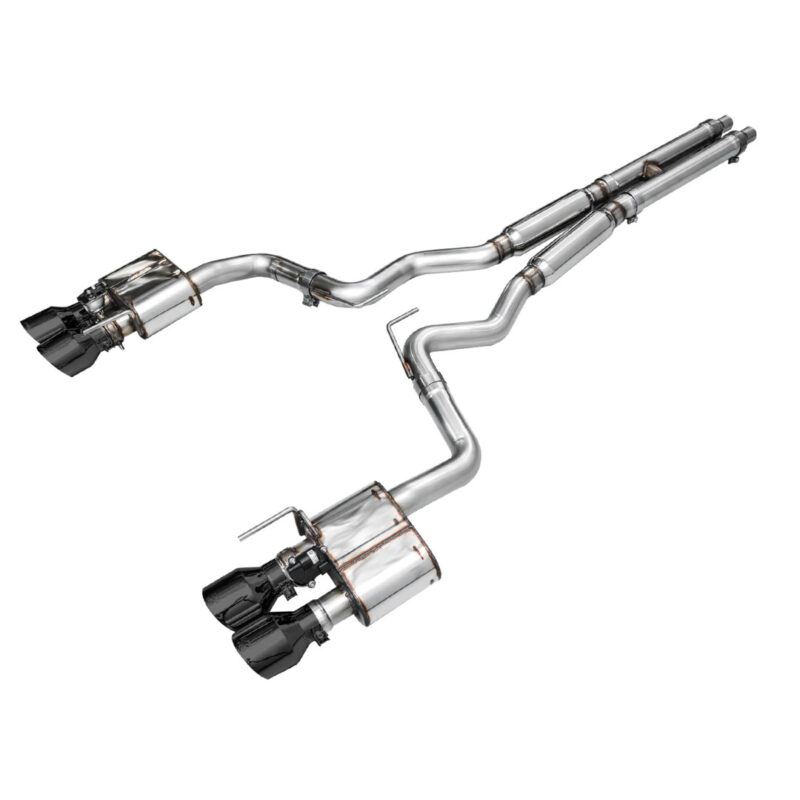 AWE 2024 Ford Mustang GT S650 SwitchPath Exhaust - Quad Tips - Black ...