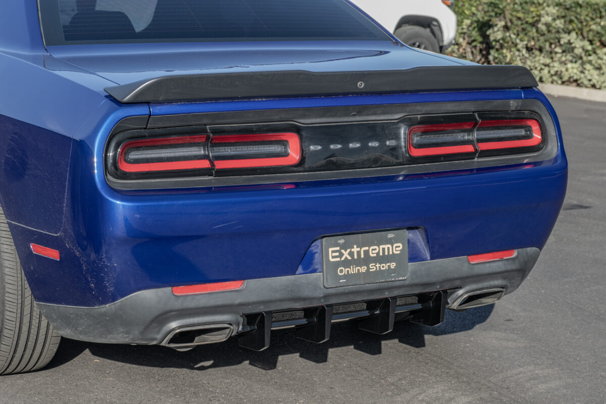 EOS 2015-2023 Dodge Challenger SRT Add-On Rear Diffuser - Function ...