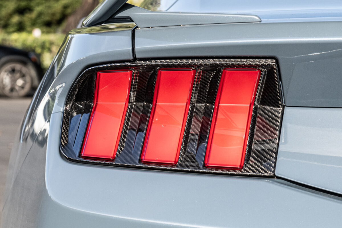 FFP 2024 Ford Mustang Carbon Fiber Tail Light Bezel - Function Factory Performance