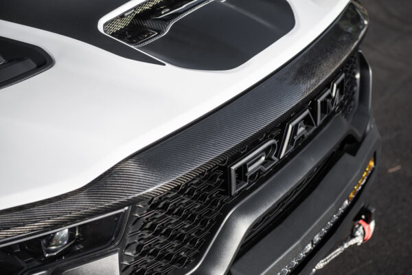 EOS 2019-2024 Ram 1500 TRX Carbon Fiber Front Upper Grille Trim Spoiler ...