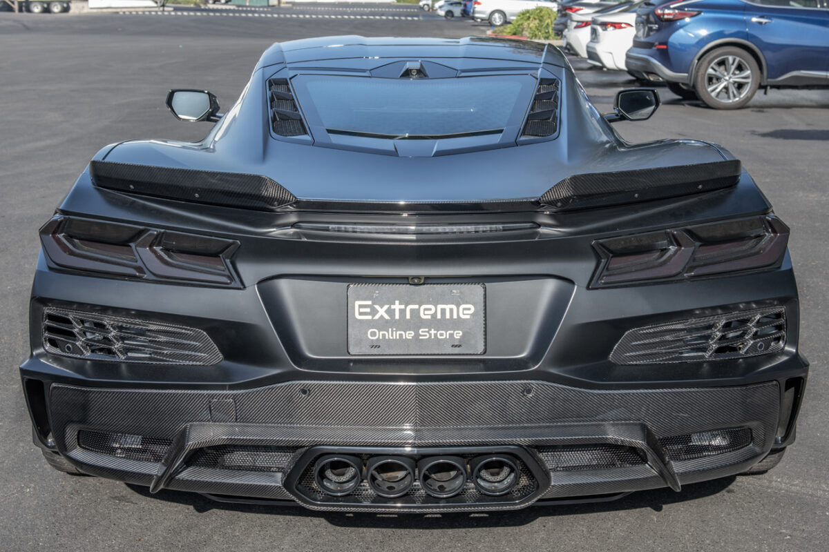 EOS 2023-2024 Chevrolet Corvette C8 Z06 Carbon Fiber Rear Wickerbill ...