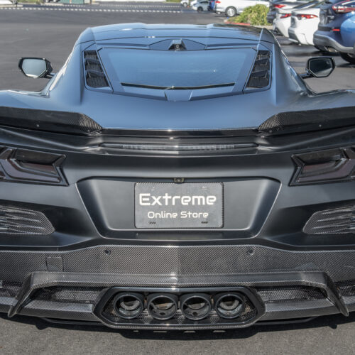 EOS 2023-2024 Chevrolet Corvette C8 Z06 Carbon Fiber Rear Wickerbill ...