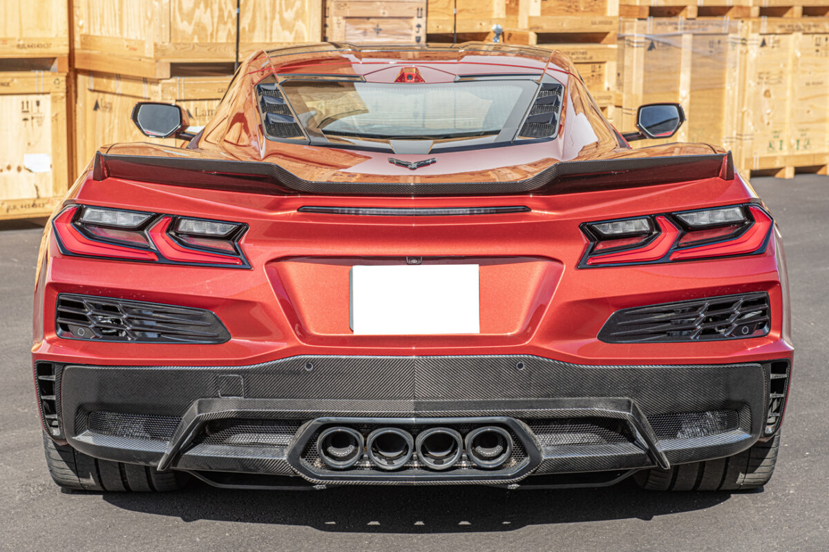 EOS 2023-2024 Chevrolet Corvette C8 Z06 Visible Rear Ducktail Spoiler ...