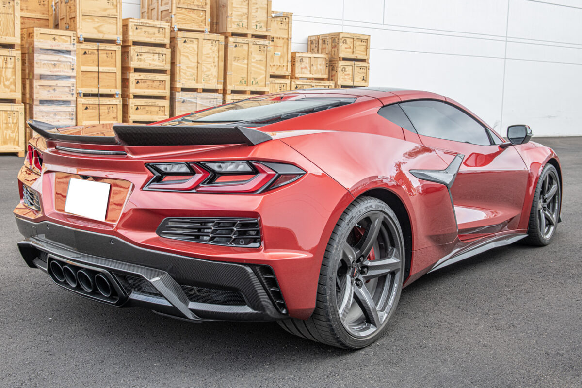 EOS 2023-2024 Chevrolet Corvette C8 Z06 Visible Rear Ducktail Spoiler ...