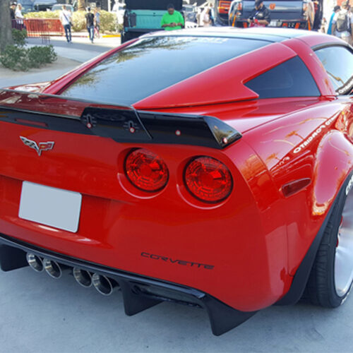 EOS 2005-2013 Chevrolet Corvette C6 C6.5 Style Carbon Flash Metallic ...