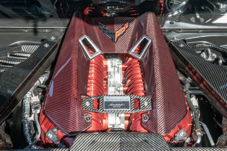 EOS 2023-2024 Chevrolet Corvette C8 Z06 Red Carbon Fiber LT6 Engine ...