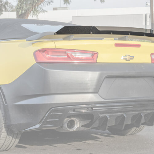 EOS 2016-2018 6th Gen Chevrolet Camaro SS & ZL1 Rear Wing Smoke Tinted ...