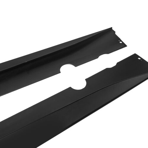 EOS 2020-2024 Chevrolet Corvette C8 Matte Black Side Skirts Rocker ...