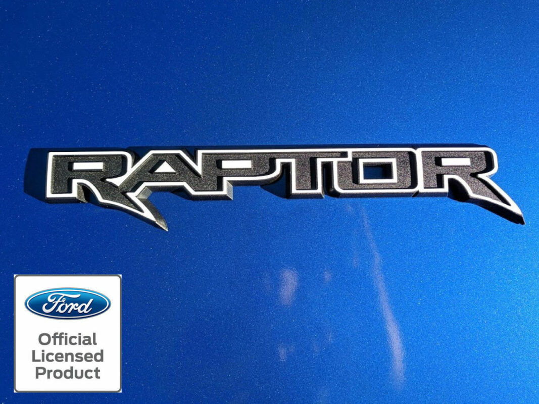 RMG 2021-2024 Ford F-150 Raptor Tailgate Rear Emblem Outline Vinyl ...