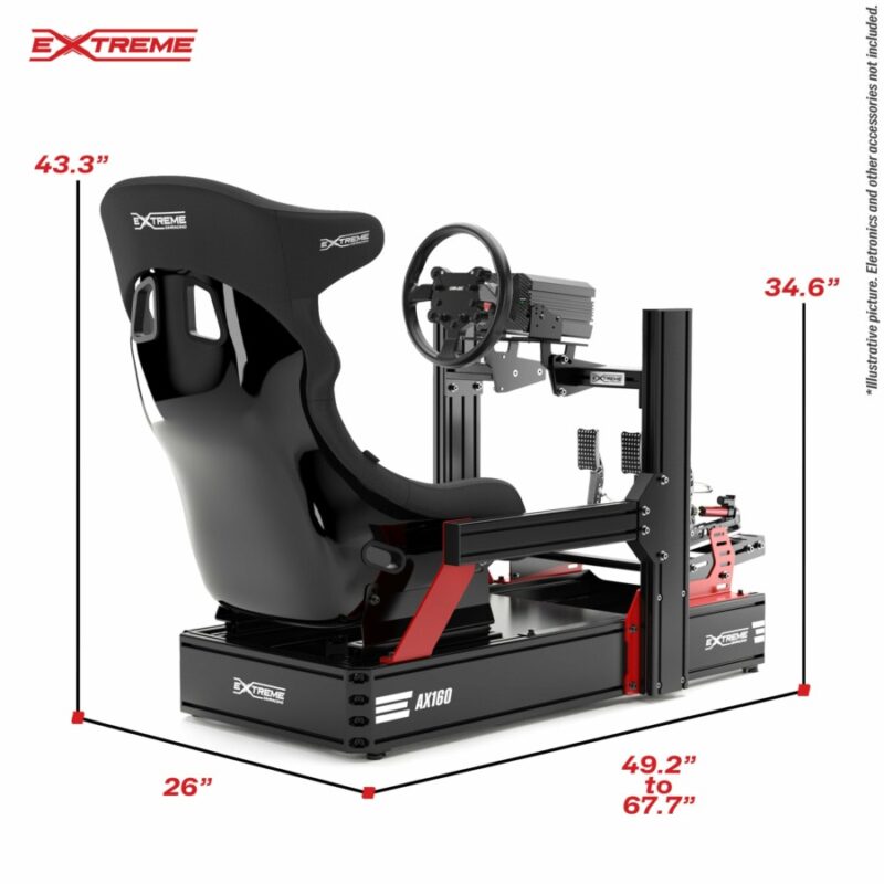 ESR AX160 Aluminum Profile Sim Racing Chassis - Function Factory ...