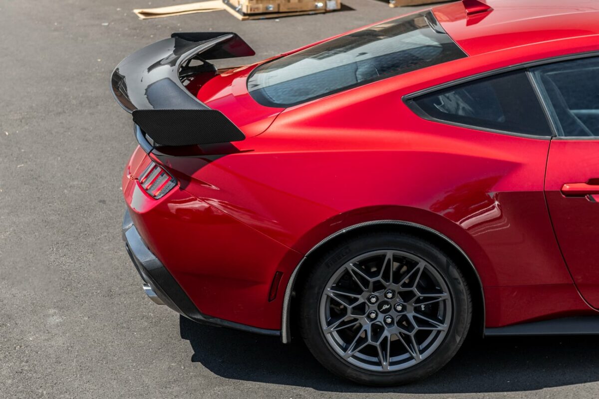 FFP 2024-2025 Ford Mustang GT500 V3 Dry Carbon Fiber Track Pack Rear ...