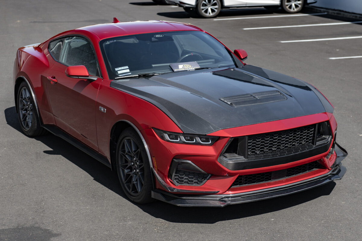 FFP 2024-2026 Ford Mustang Carbon Fiber Front Lip Extension ...