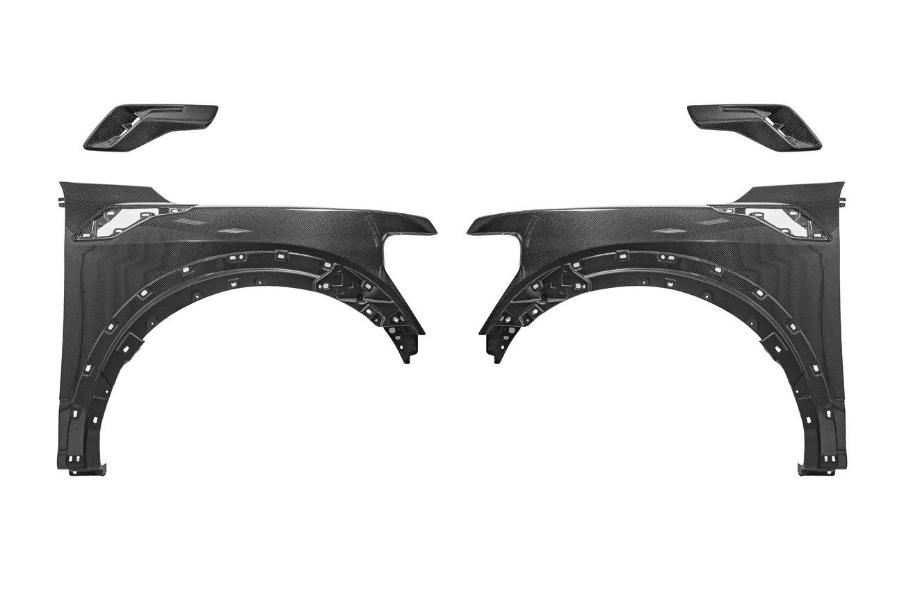 FFP 2021-2024 Ford F-150 Raptor Carbon Fiber Front Fenders - Function ...